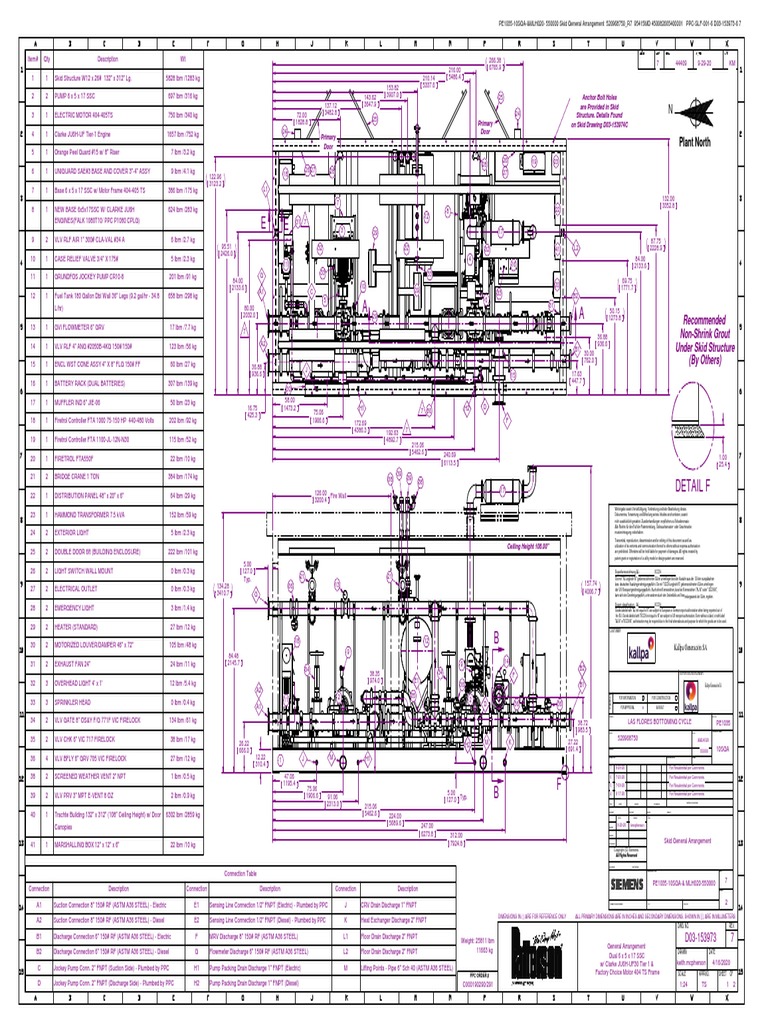 R7 GA Pump Arrangement | PDF | Manufactured Goods