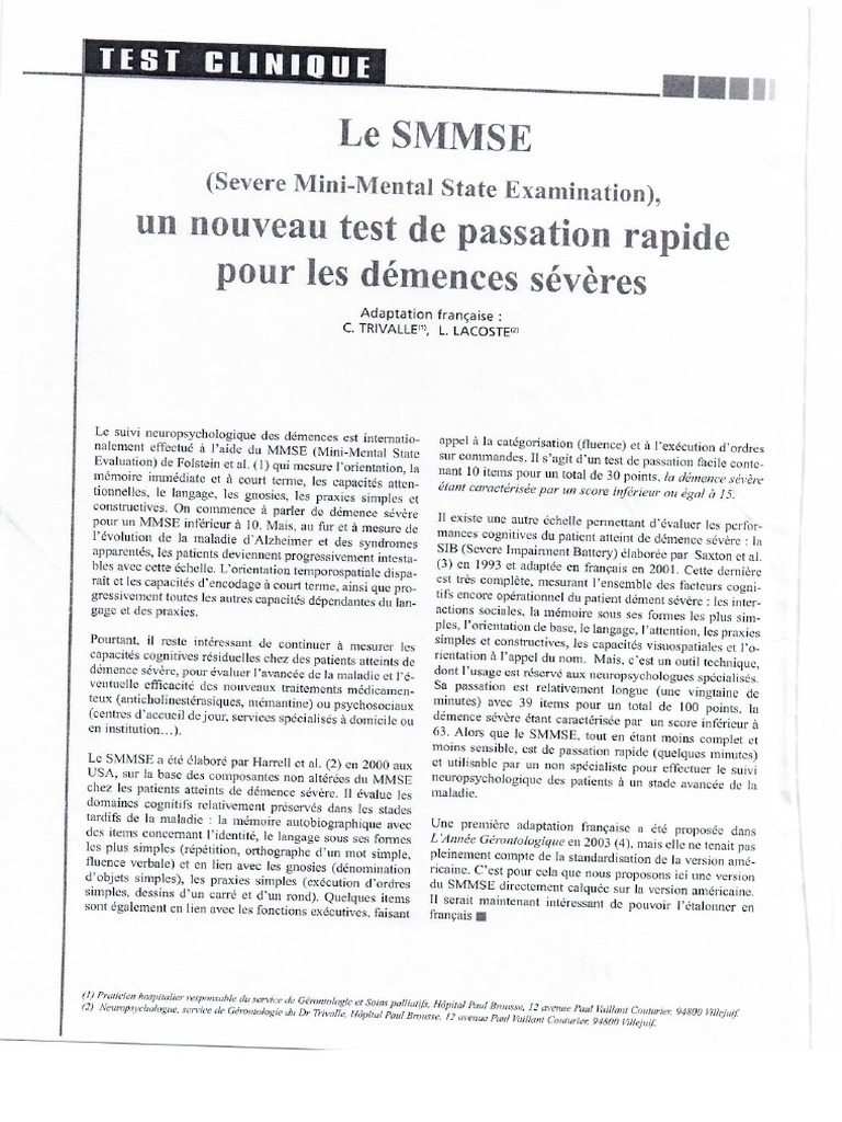 Smmse PDF | PDF