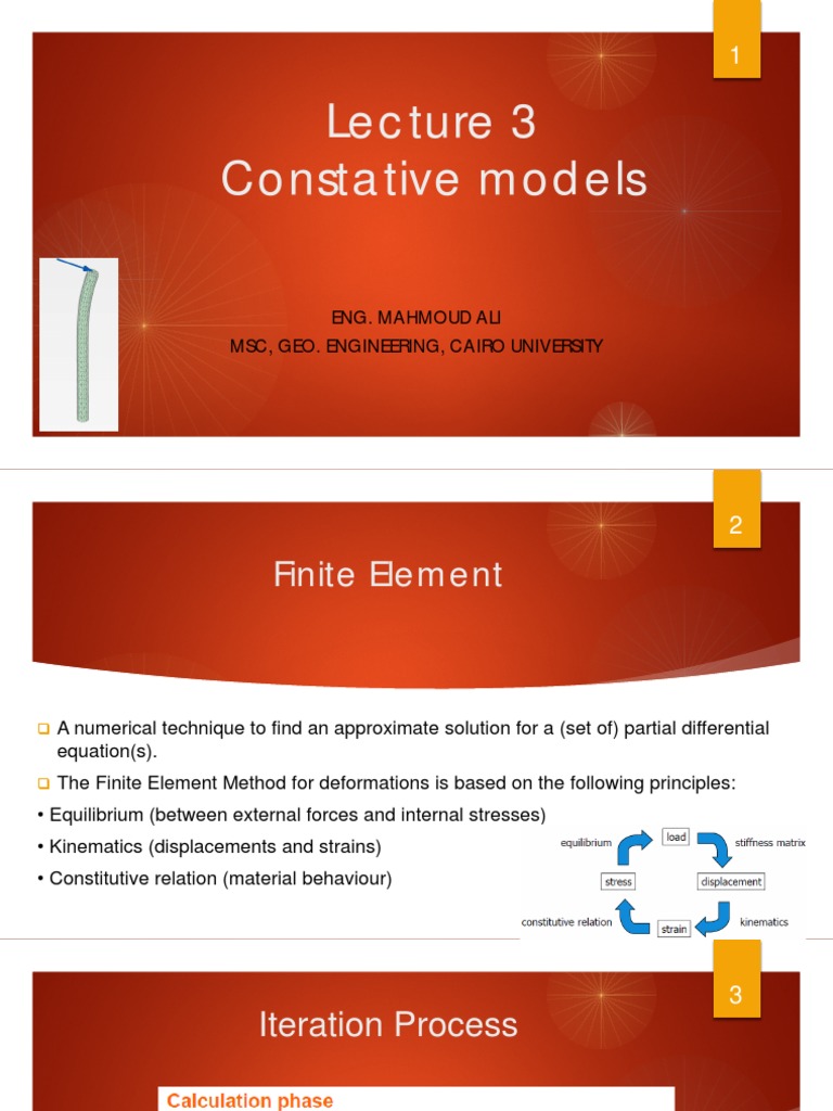 Geotechnical Engineering Models | PDF | Linear Elasticity | Elasticity (Physics)