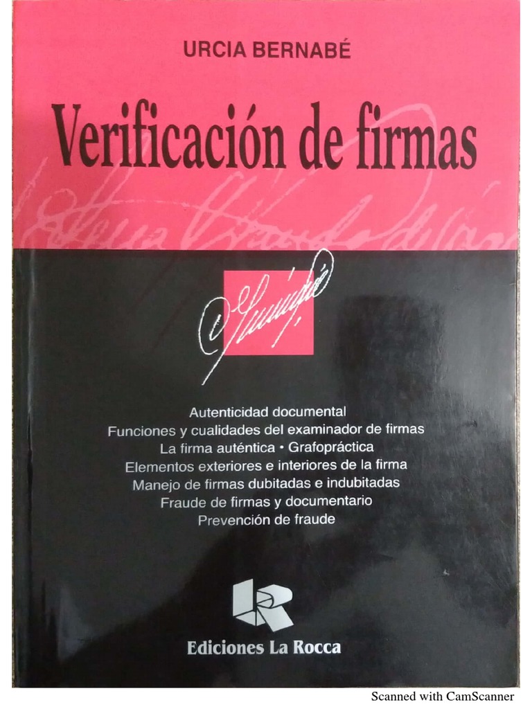 Verificacion de Firmas Urcia Bernabe PDF | PDF