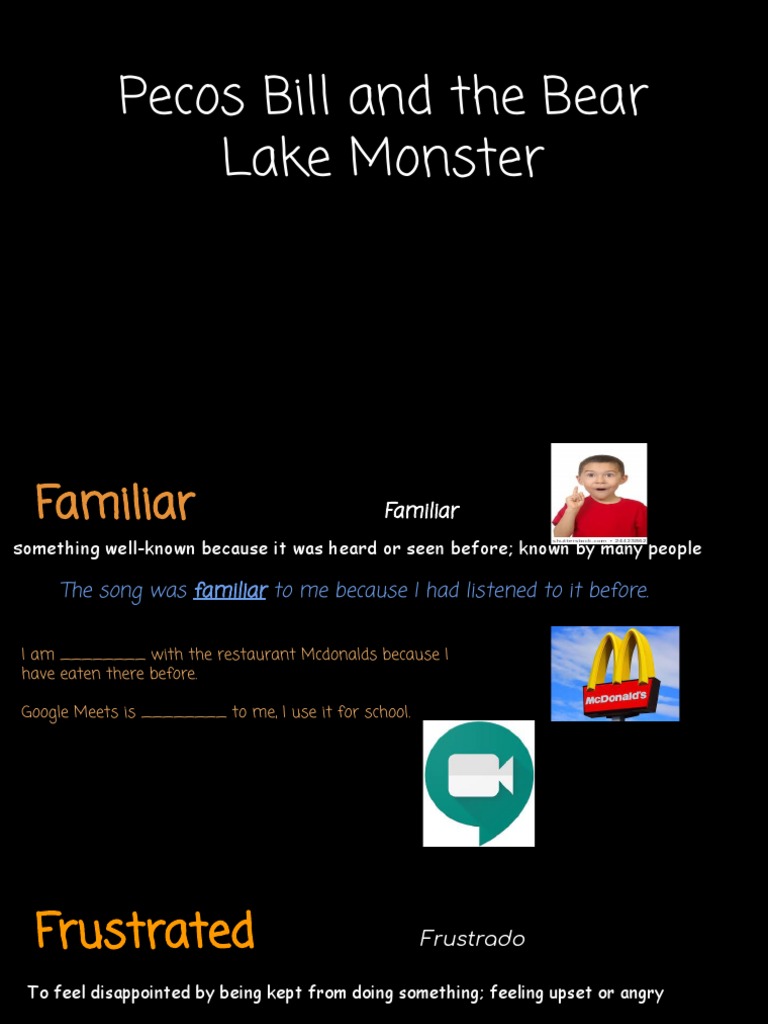 Pecos Bill and The Bear Lake Monster 12 3 | PDF