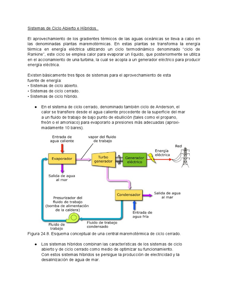 Sistemas de Ciclo Abierto e Híbridos. | PDF