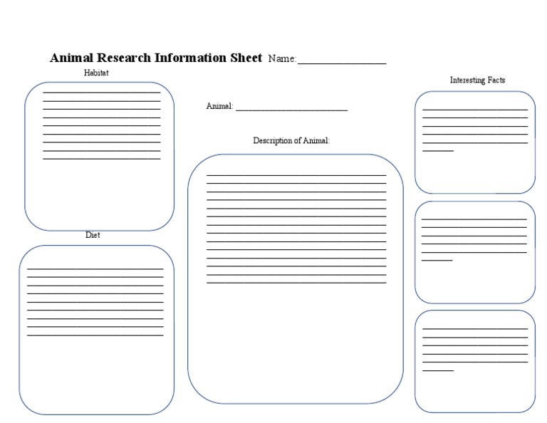 Animal Research Information Sheet | PDF