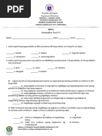 EPP 5 - PERIODICAL EXAM WITH TOS 2nd QUARTER | PDF