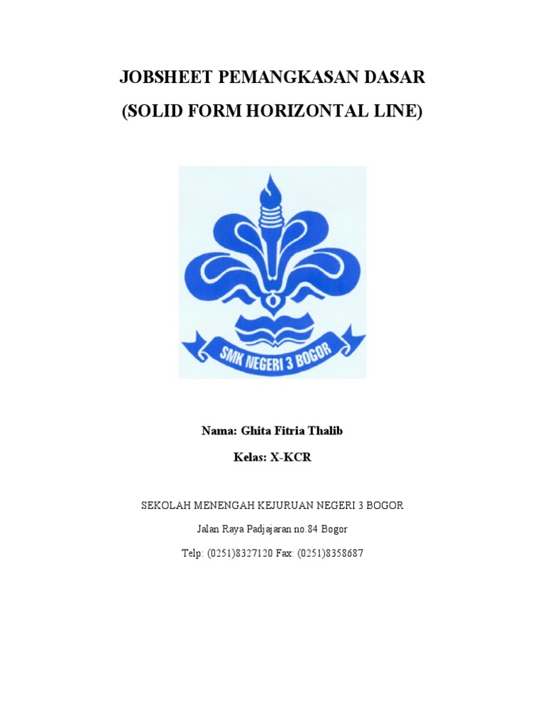 Jobsheet Pemangkasan Dasar | PDF