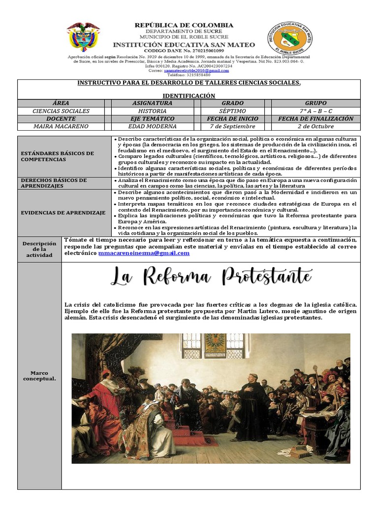 Guía de Historia - Séptimo | PDF | Ciencias sociales | Historia