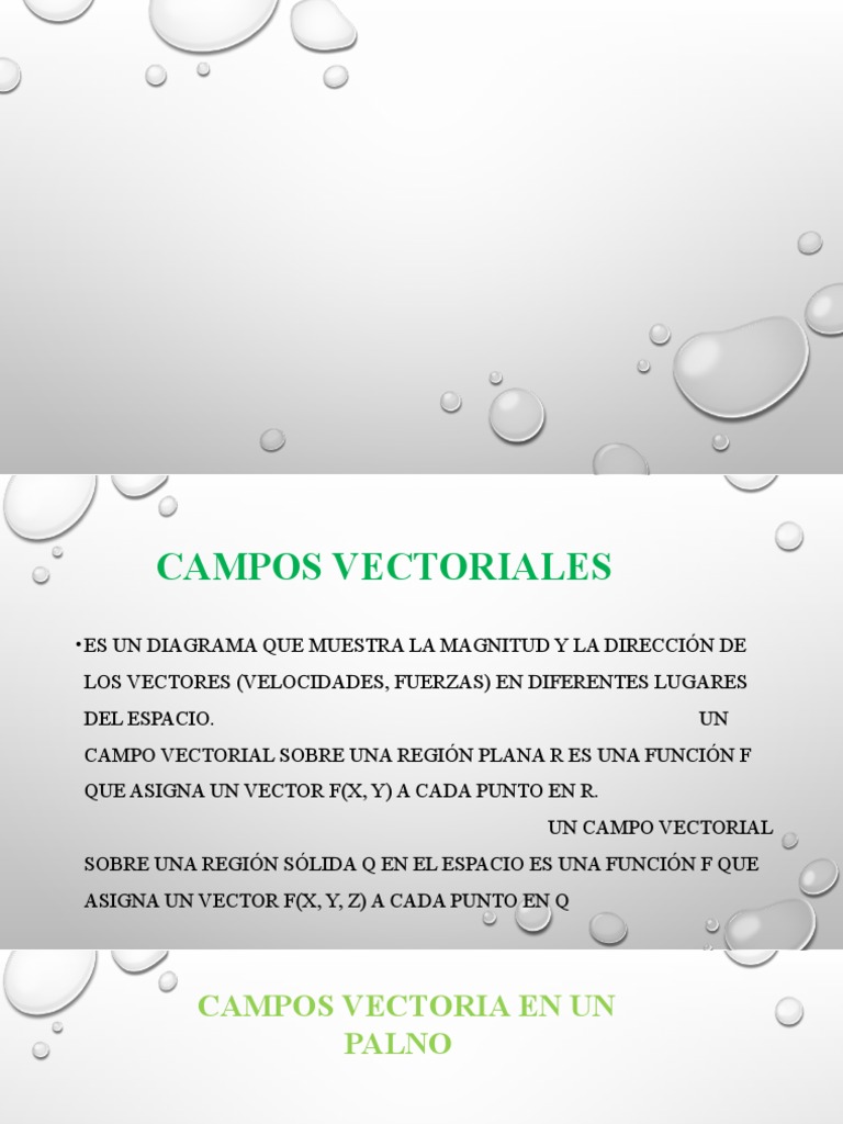 Campos Vectoriales | PDF | Cálculo multivariable | Vector Euclidiano