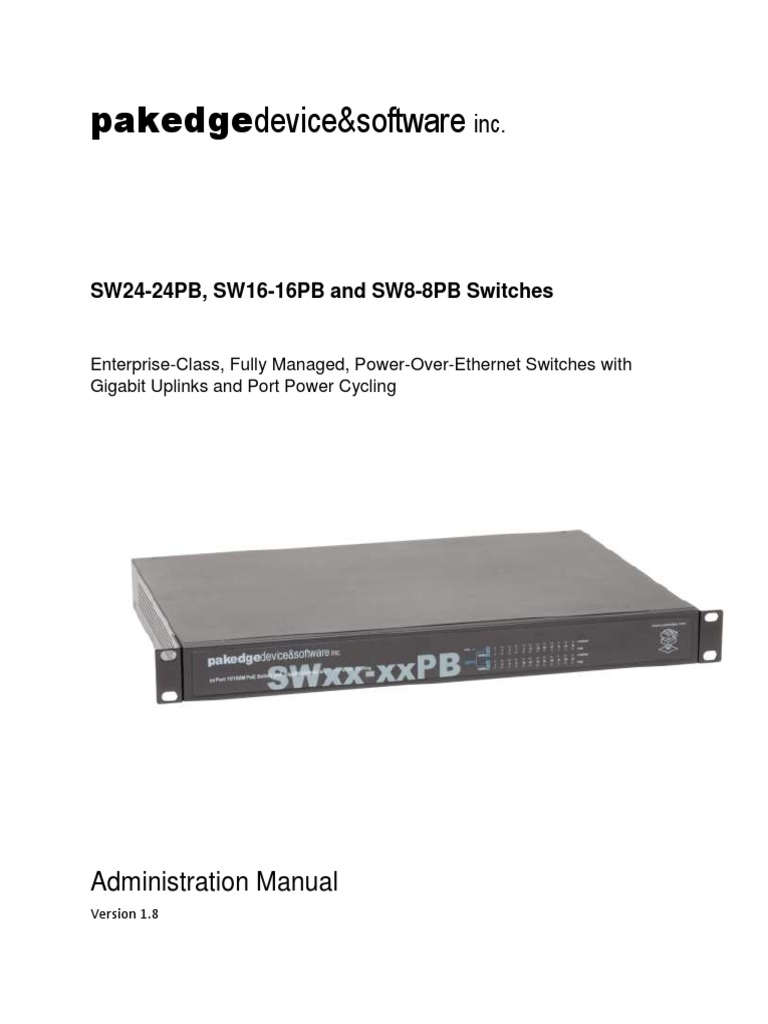 SW8-8PB Switches | PDF | Network Switch | Computer File