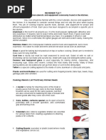 20 Kitchen Tools and Its Uses | PDF | Frying Pan | Spoon