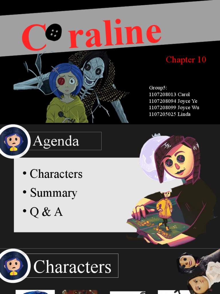 Coraline Chapter 10 Summary | PDF | Young Adult