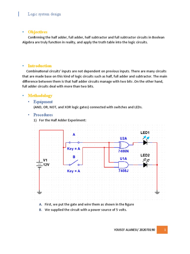 Addition Function in Logic Gate | PDF | Logic Gate | Boolean Algebra