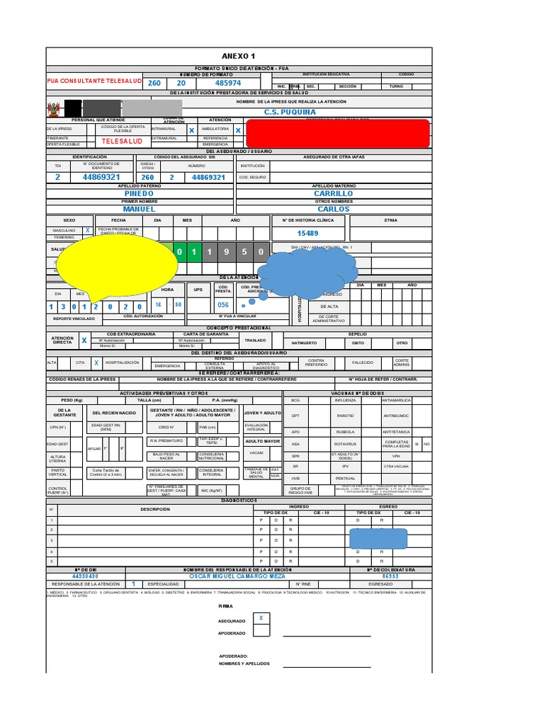 Modelos de Fua Telesalud | PDF | Medicina | Ciencias de la Salud