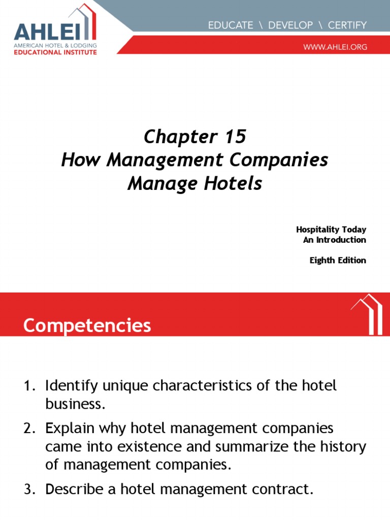 How Management Companies Manage Hotels: Hospitality Today An ...