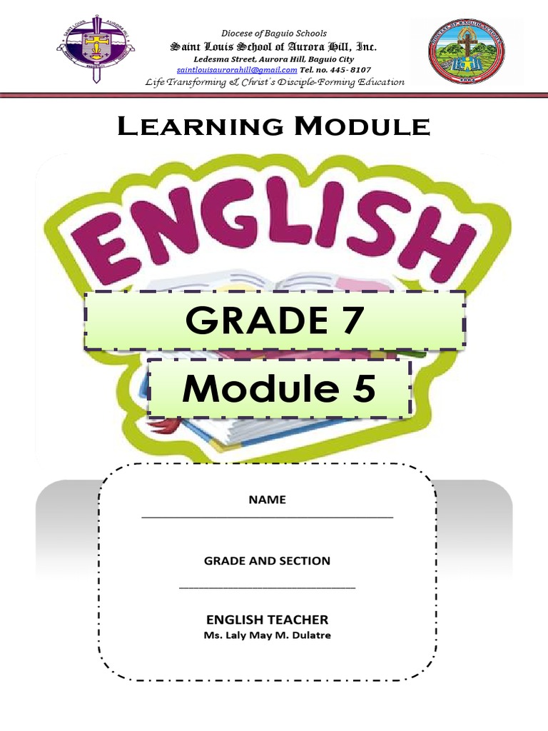 Module 5 English 7 PDF | PDF | Interview | Learning