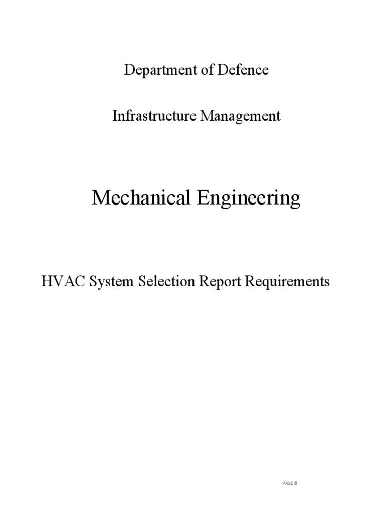 HVAC System Selection Policy | PDF | Ventilation (Architecture ...