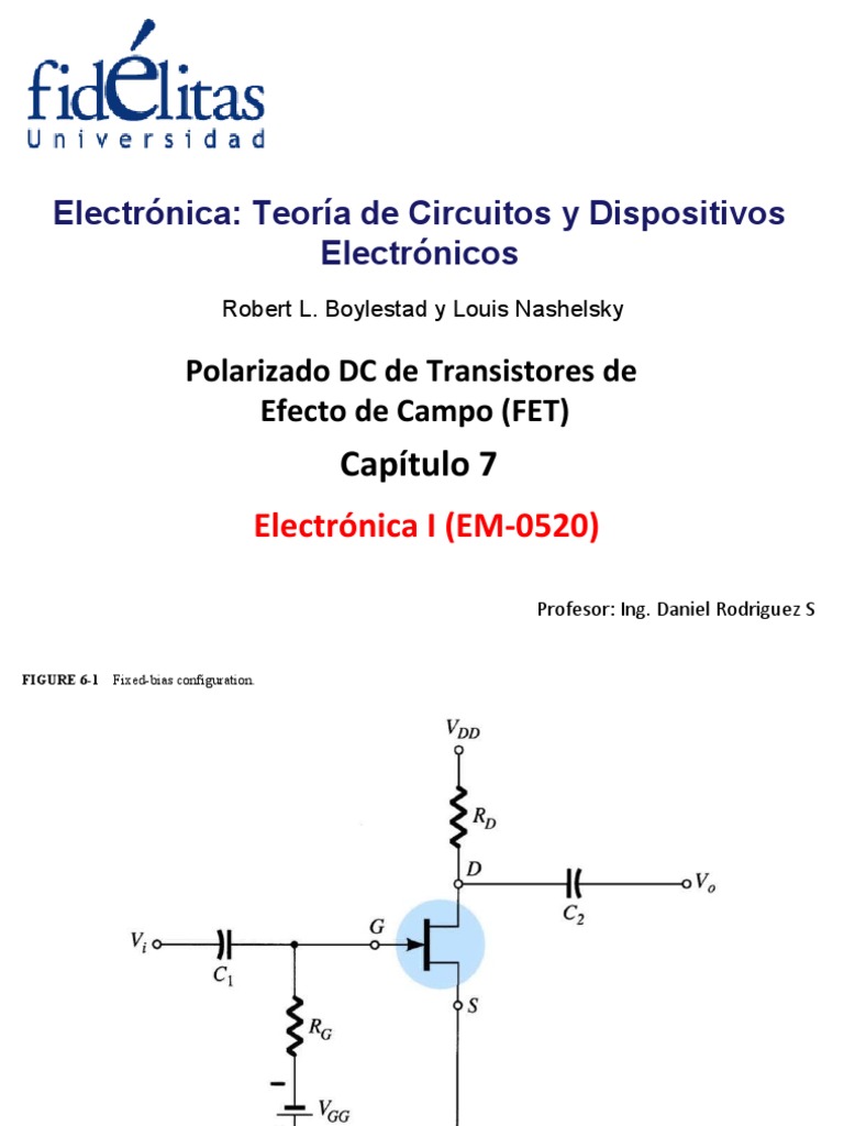 Capítulo 7: Electrónica: Teoría de Circuitos y Dispositivos ...