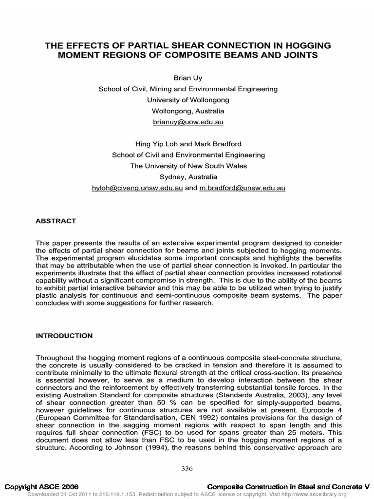 05 Loc - The Effects of Partial Shear Connection in The Hogging Moment ...