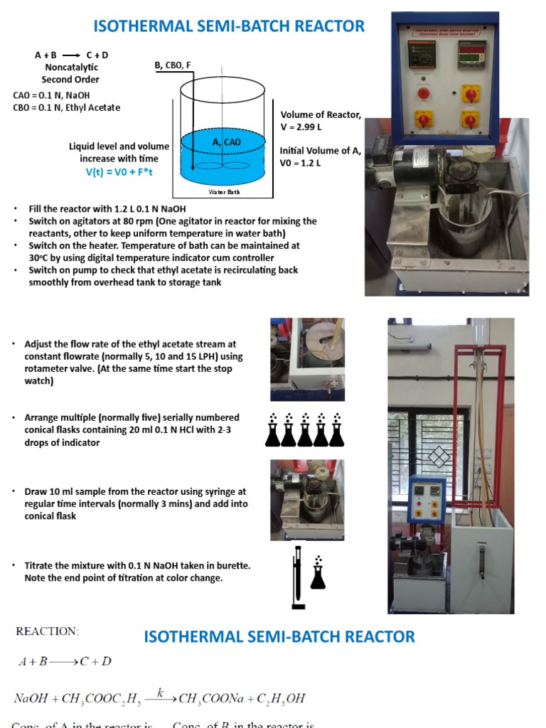 Semibatch Reactor PPT 28.10.2020 | PDF