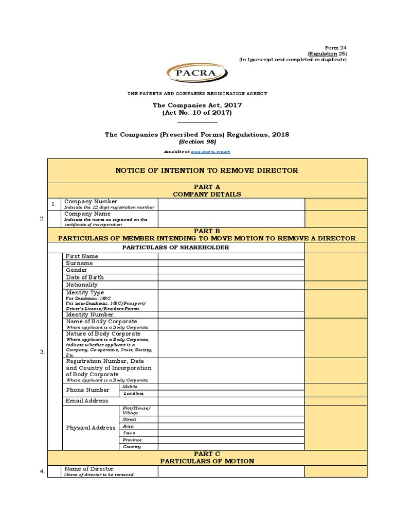 2019 Form 24 | PDF | Driver's License | Government And Personhood