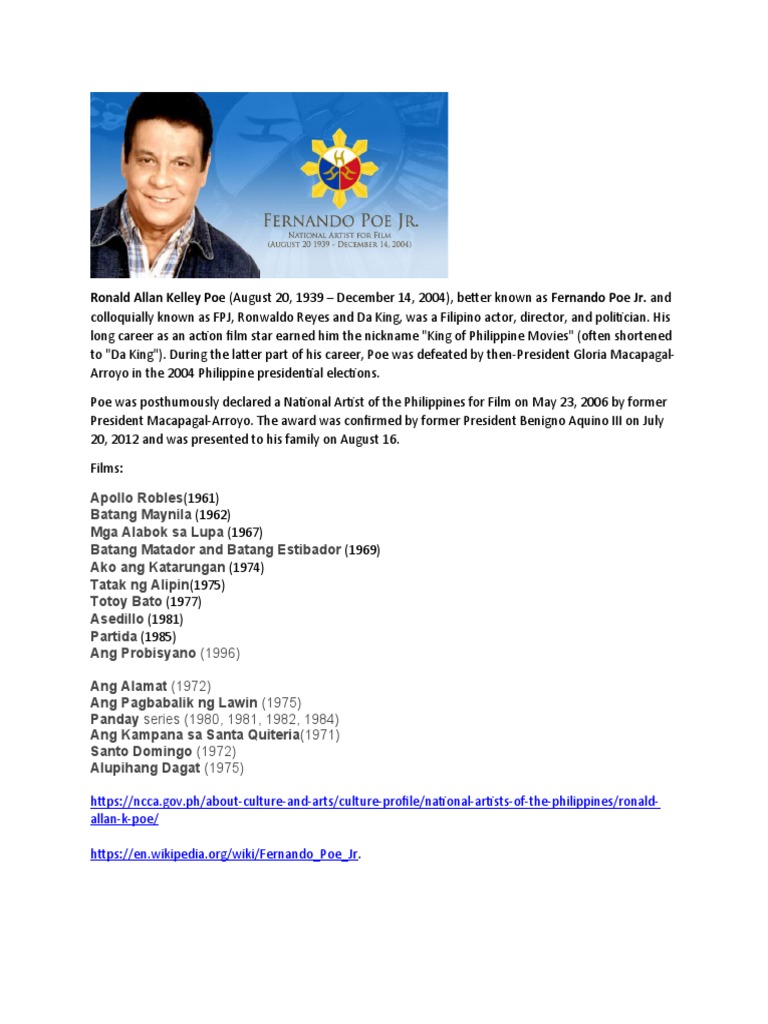 Ronald Allan Kelley Poe (August 20, 1939 - December 14, 2004), Better ...