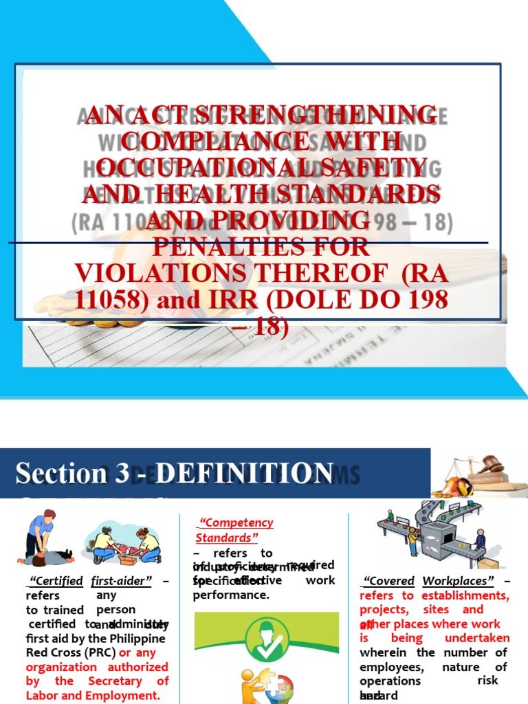 DOLE Updates On OSH - 2 | PDF | Occupational Safety And Health | Safety