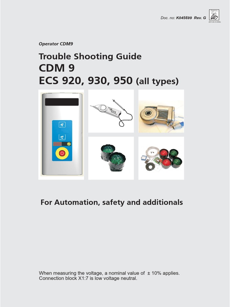 Trouble Shooting Guide CDM 9 920-930-950 Uk | PDF | Troubleshooting ...