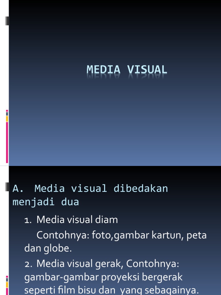 Contoh dan Fungsi Media Visual | PDF