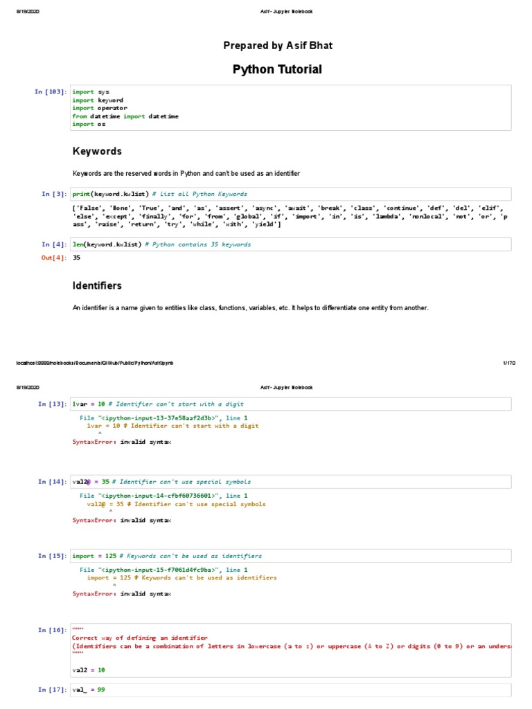 Python Tutorial Pdf Integer Computer Science Boolean Data Type