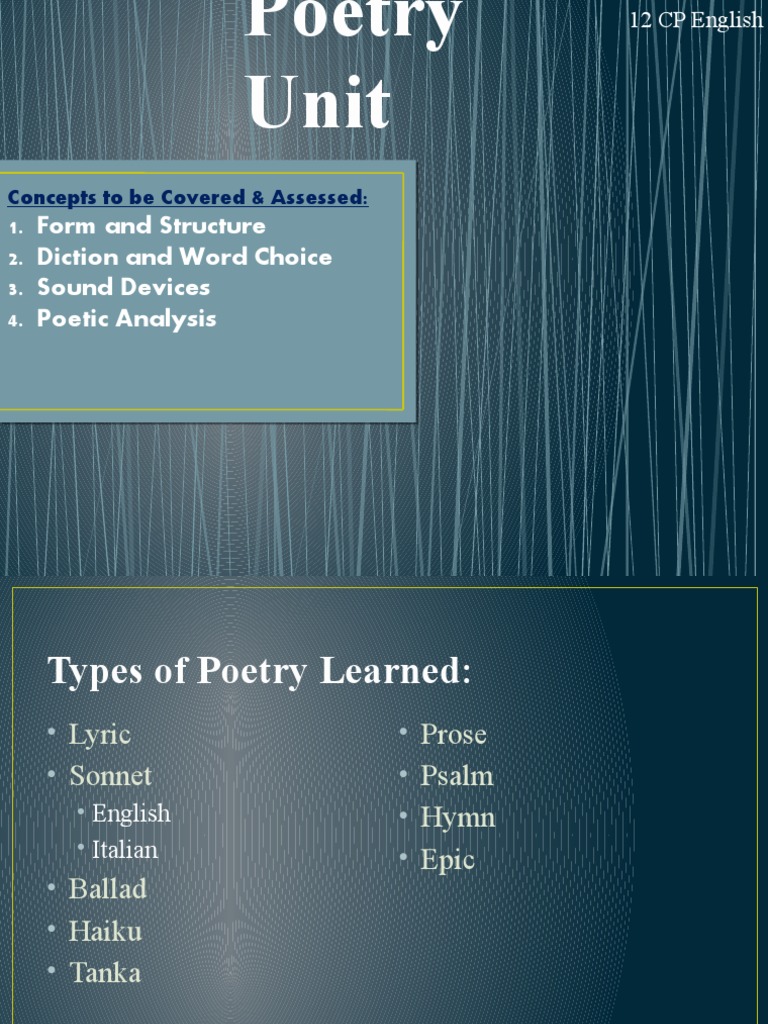 Analyzing Diction in Poetry | PDF | Sonnets | Poetry