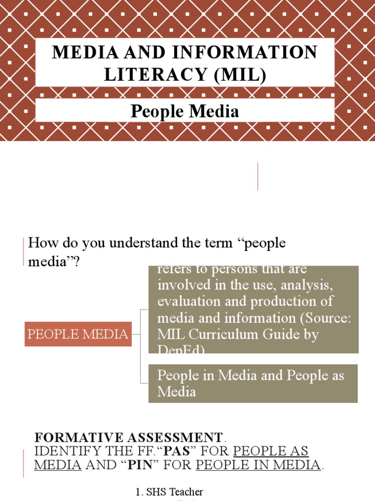 Media and Information Literacy (Mil) People Media | PDF | Crowdsourcing ...