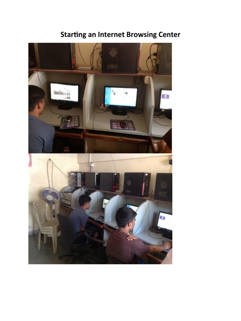 How to Start an Internet Cafe Guide | PDF | Telecommunications | Computing