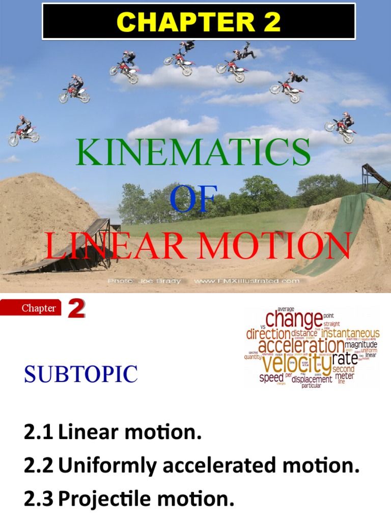2.0 - L - SP015 - Kinematics of Linear Motion | PDF | Acceleration ...