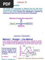 Types of Hydrograph | PDF | Discharge (Hydrology) | River