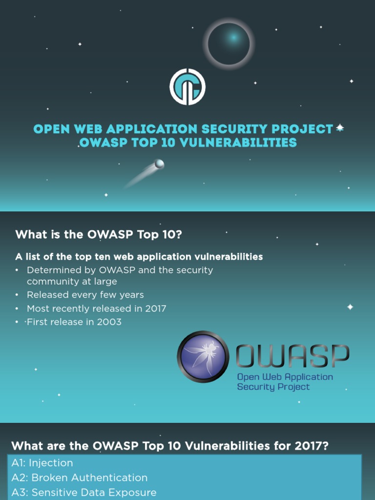 OWASP Top 10 Vulnerabilities Explained | PDF | Security Technology ...