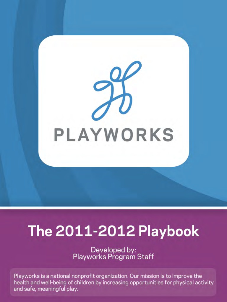 Playworks Playbook PDF | PDF | Special Education | Nonverbal Communication