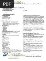 Yellow Belt Capstone Project | PDF | Six Sigma | Business Process