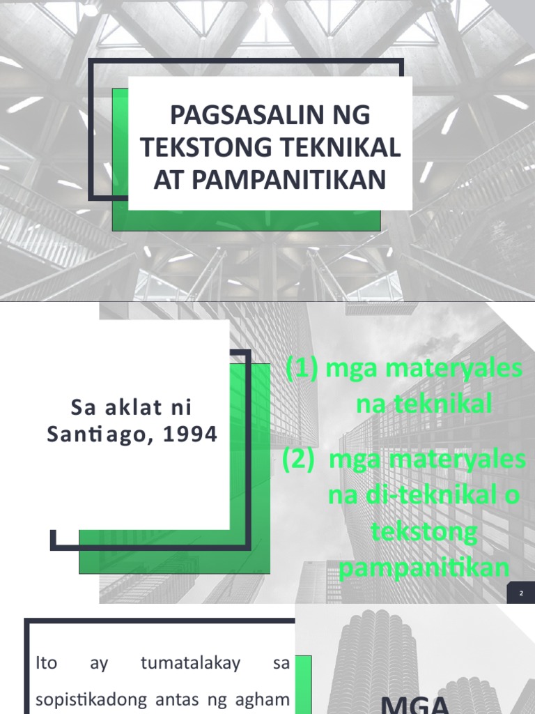 Inobasyon Sa Filipino Report | PDF