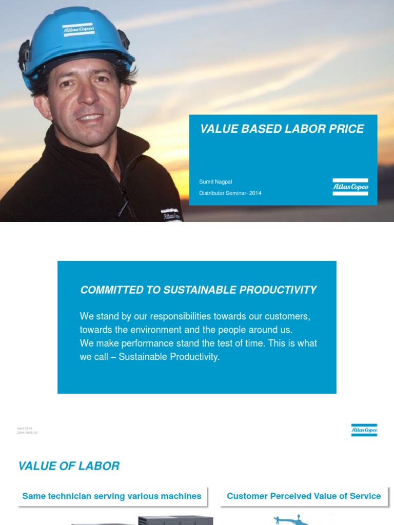 Atlas Copco Value Based Labor Pricing | PDF | Pricing | Prices