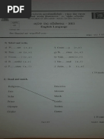 English Grade 5 Model Paper | PDF | Multiple Choice | Linguistic Typology