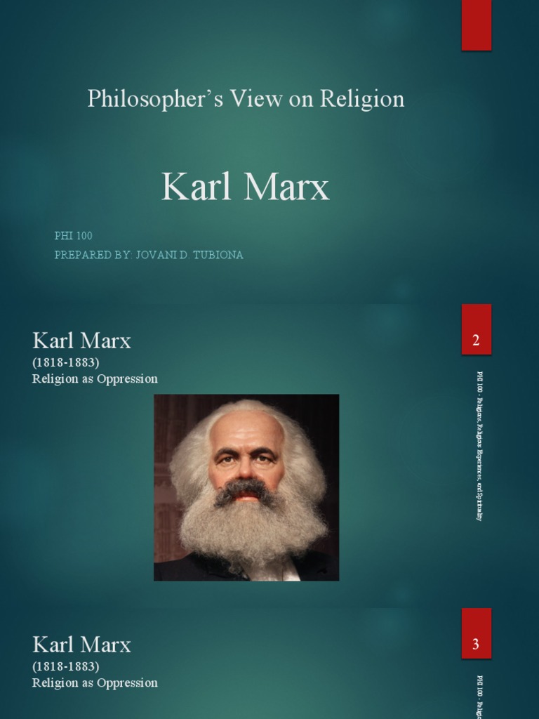 Philosopher's View On Religion | PDF | Karl Marx | Marxism
