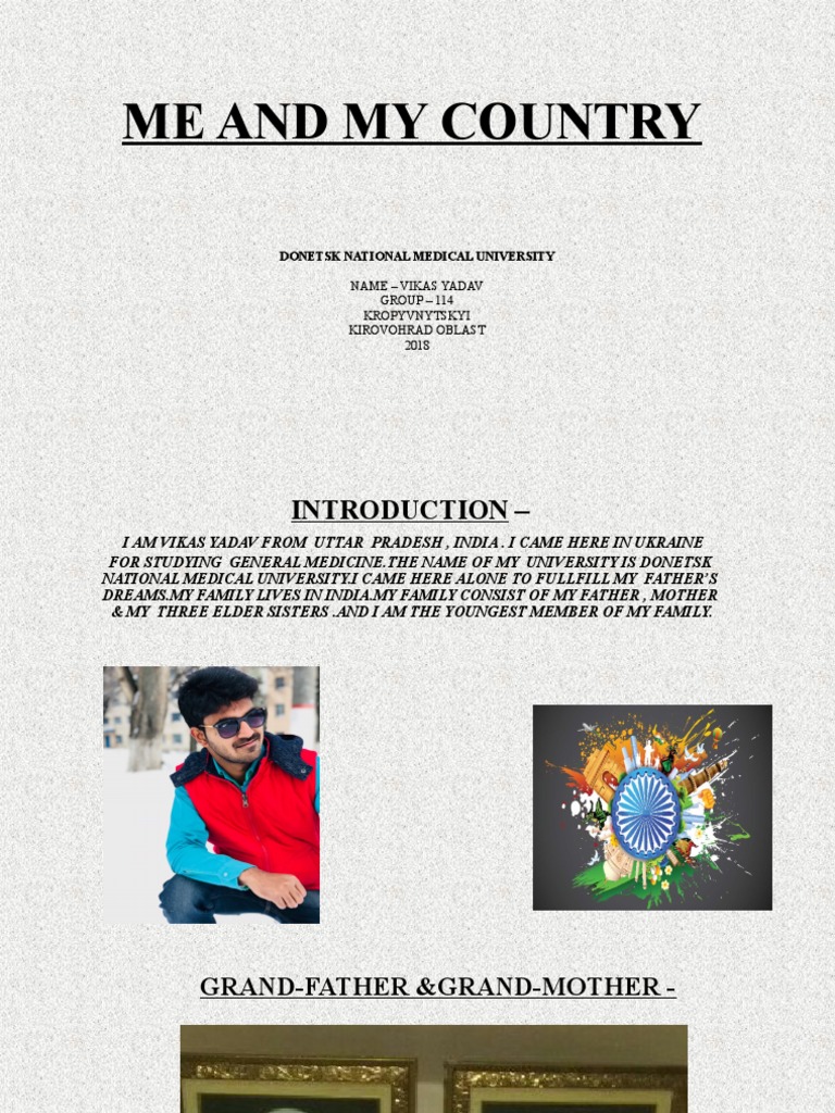 Me and My Country | PDF | South Asia | Asia