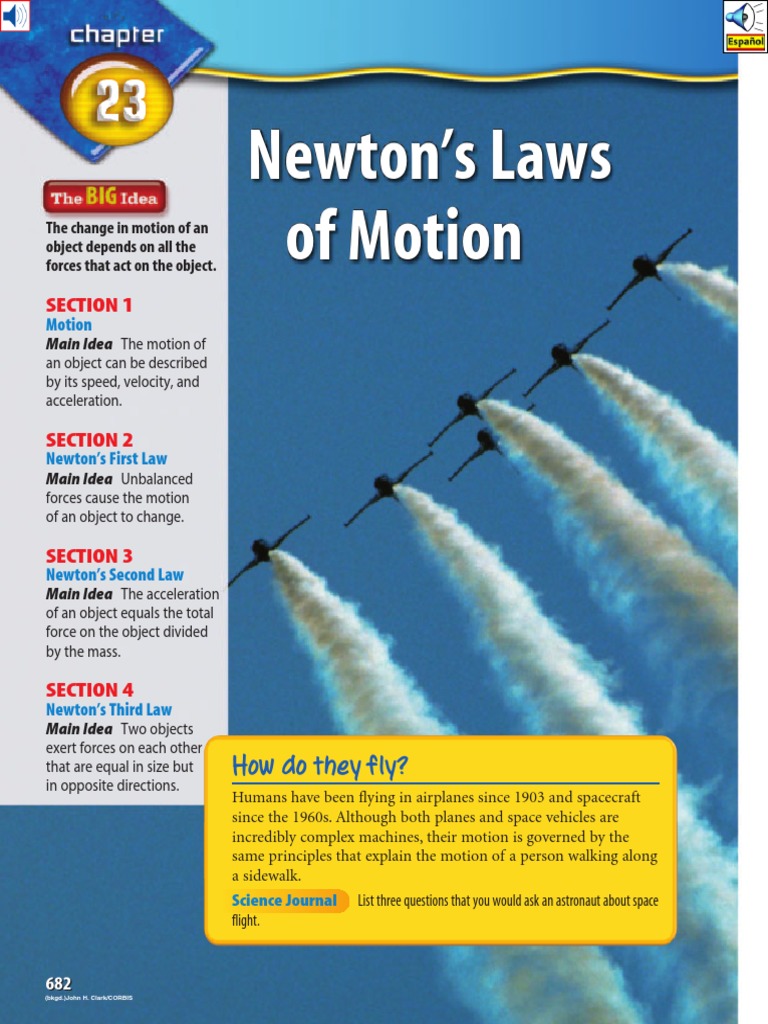 Newton's Laws of Motion: How Do They Fly? | PDF | Weight | Force