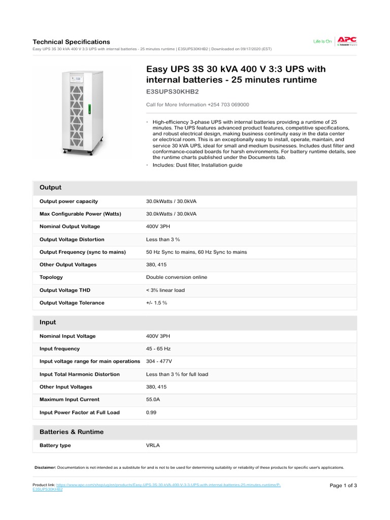 Sku E3sups30khb2 PDF | PDF | Mains Electricity | Electronics