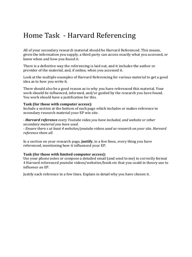 Harvard Notes | PDF | You Tube | World Wide Web