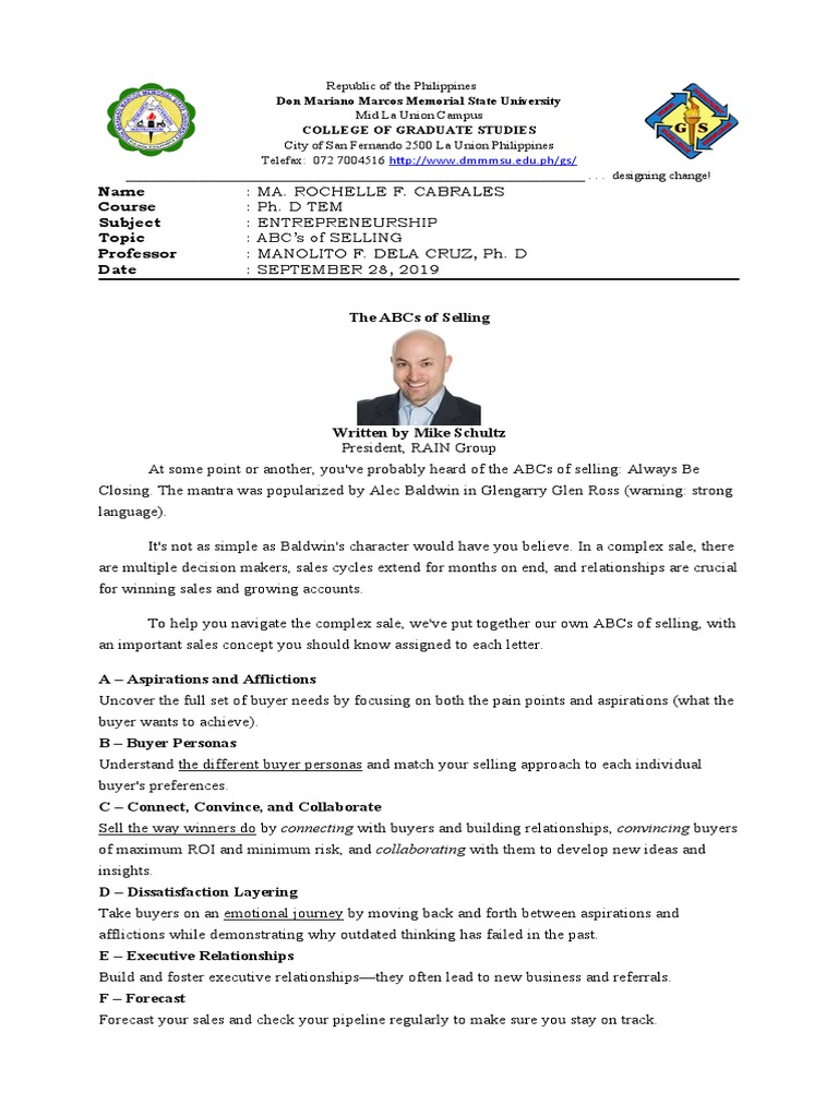 Assignment in Entrep | PDF | Sales | Marketing