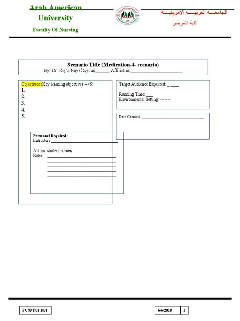 Nursing Simulation Scenario: Medication Management | PDF | Adverse ...
