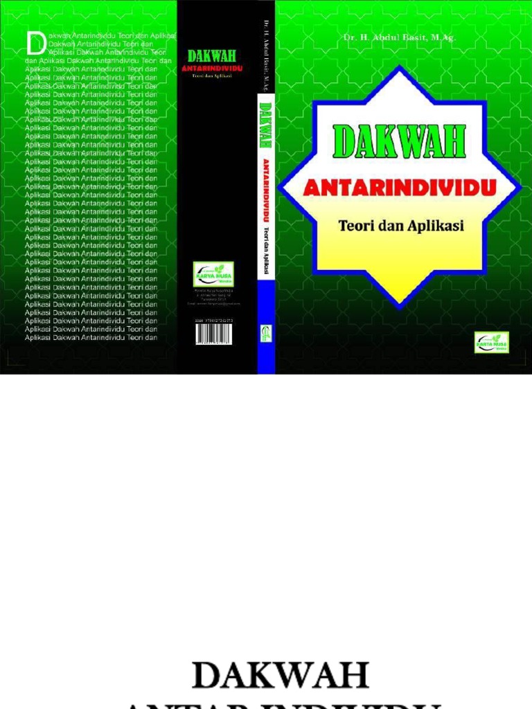 Dakwah Antar Individu Teori Dan Aplikasi (Edisi Revisi) by Dr. H. Abdul Basit, M.ag. | PDF