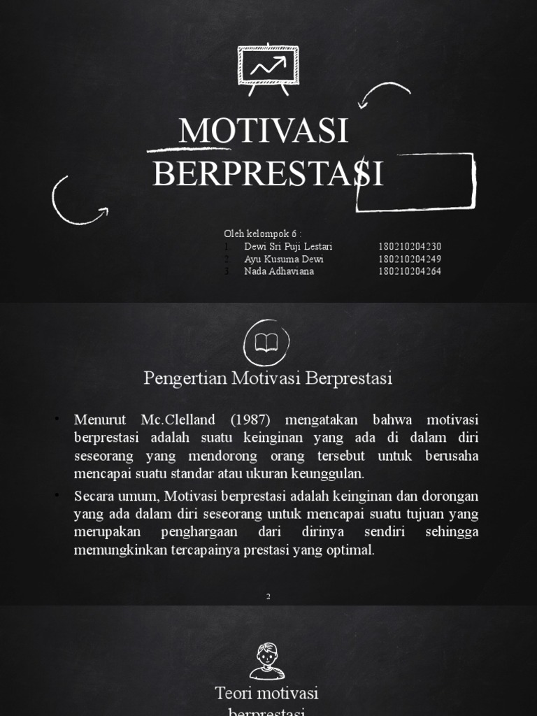Motivasi Berprestasi | PDF