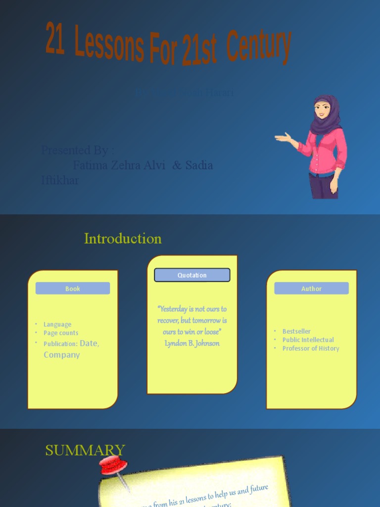 21 Lessons For 21st Century | PDF