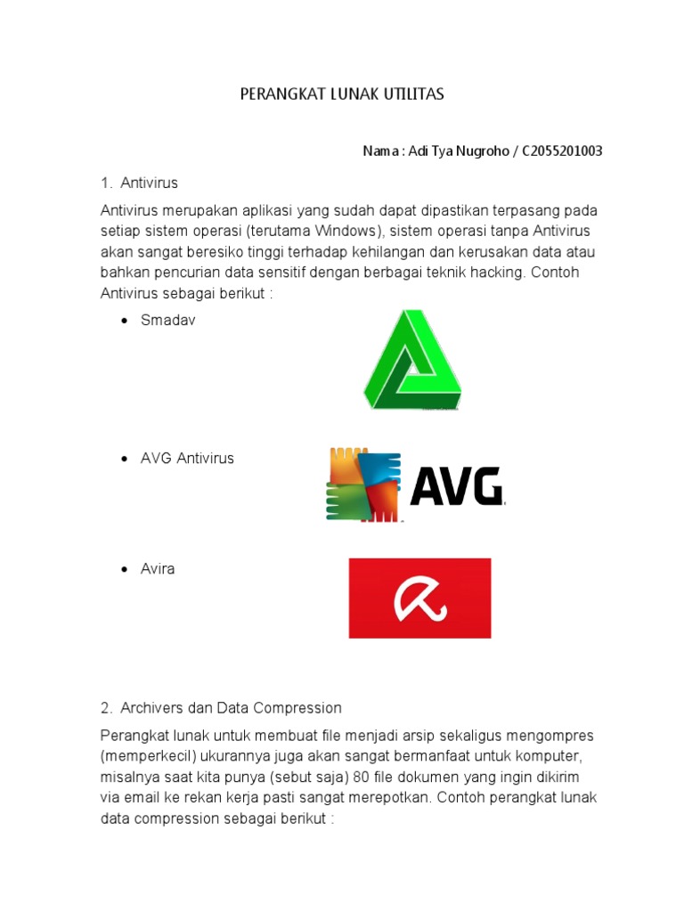Perangkat Lunak Utilitas | PDF
